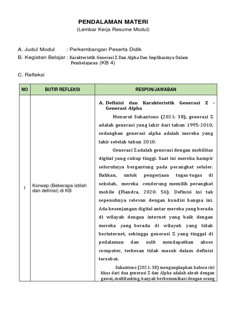 Lk-Resume KB 4 | PDF