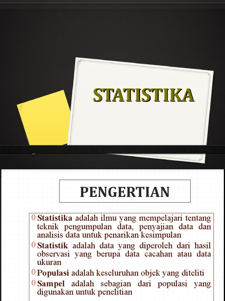 Statistika Kelas XII | PDF