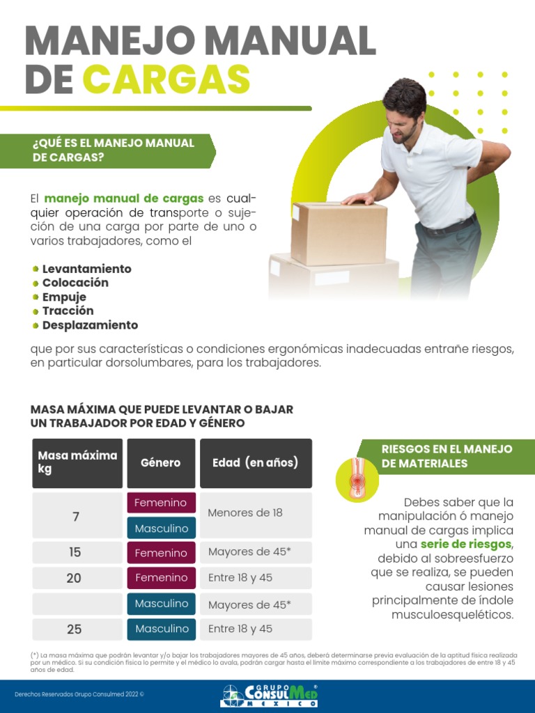 Manejo Manual de Cargas | PDF
