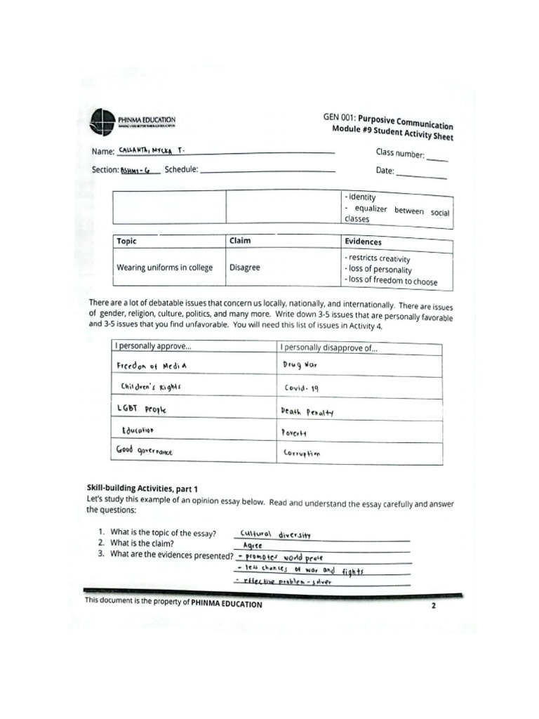 Gen 001 L9 & L10 | PDF