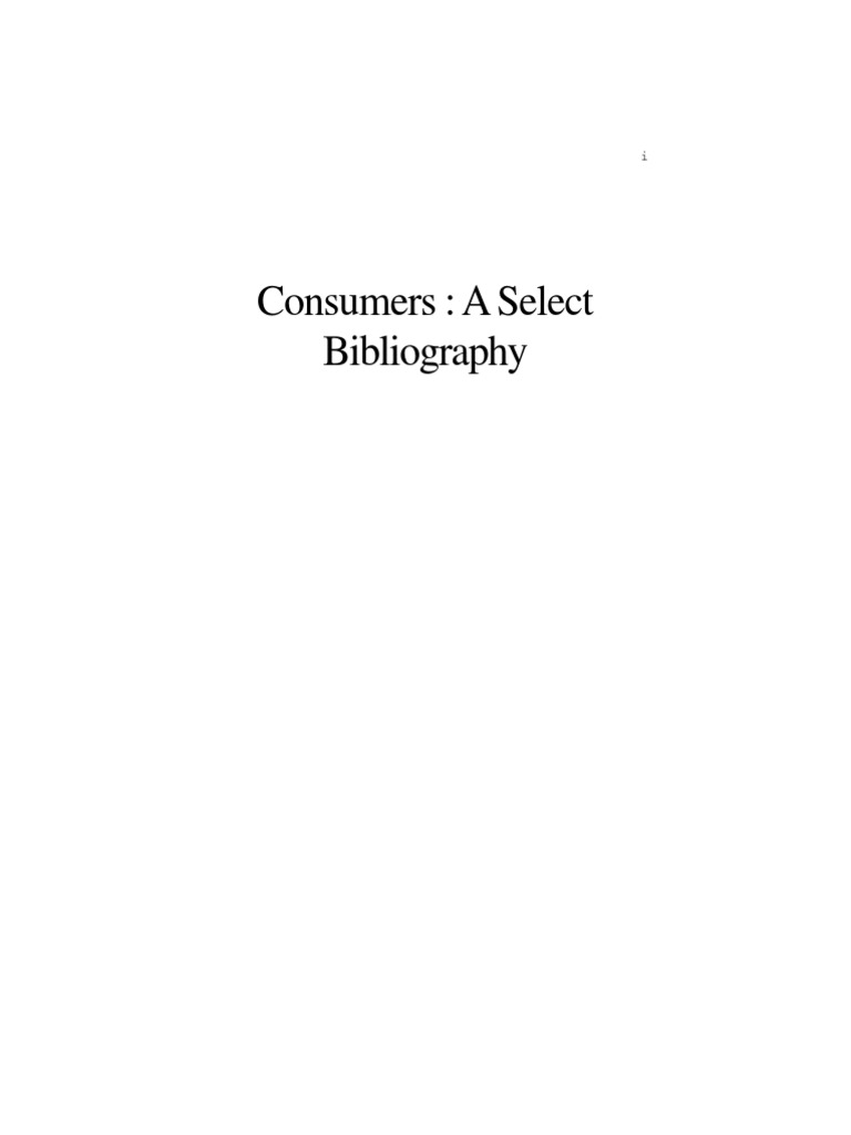 Bib Complete | PDF | Consumer Behaviour | Libraries