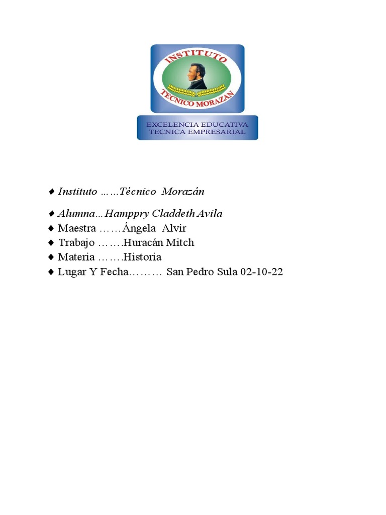 Huracan Mith | PDF | Ciclones tropicales | Zona tropical