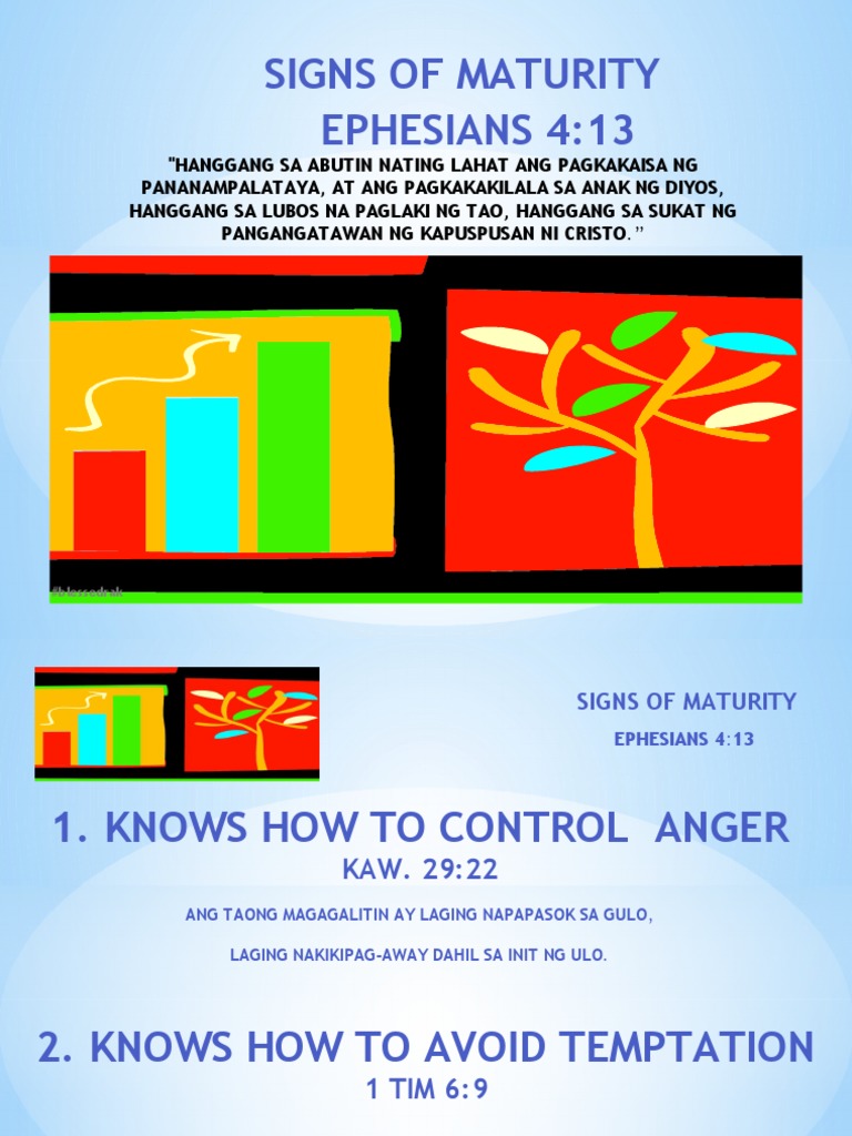 Marks of Maturity | PDF