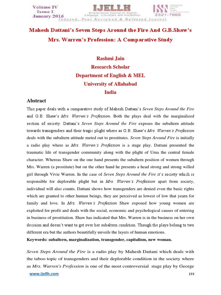 Mahesh Dattani S Seven Steps Around The | PDF | George Bernard Shaw