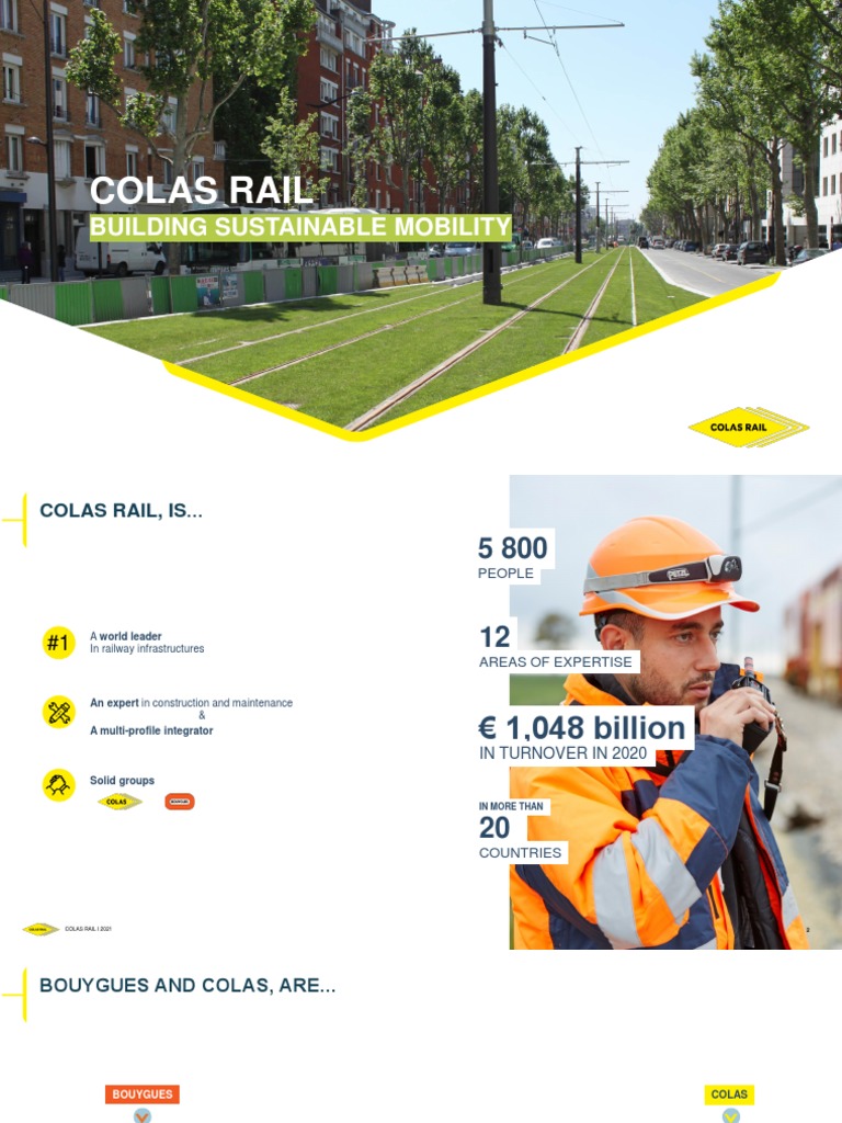 Présentation Colas Rail - EN | PDF | Rail Transport | Corporate Social Responsibility
