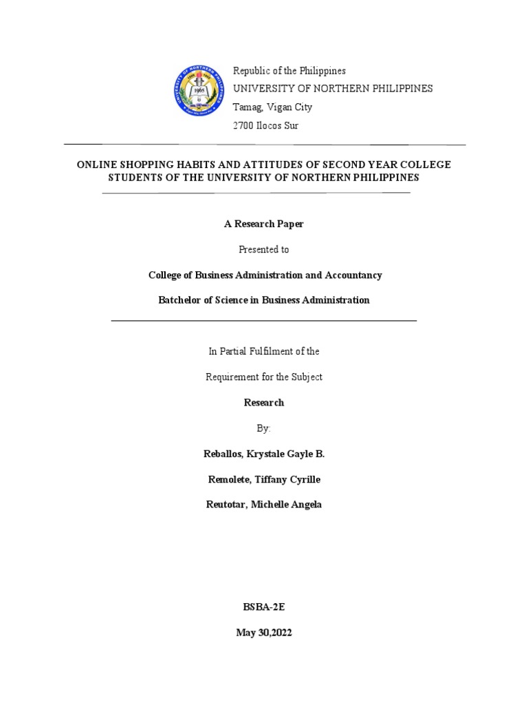 Research Pi Pdf Online Shopping E Commerce