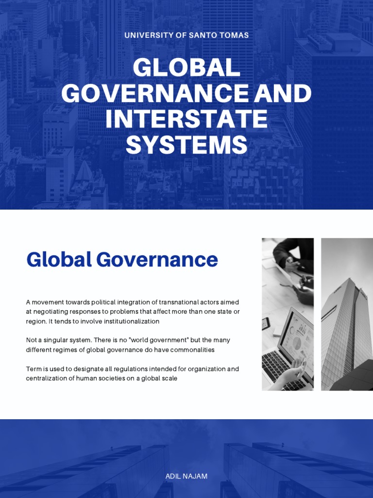 Global Governance and Interstate System | PDF | Governance | World ...