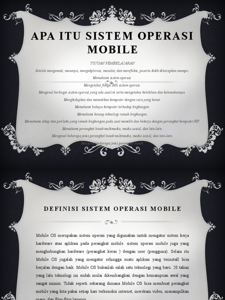 Materi Sistem Operasi Mobile | PDF