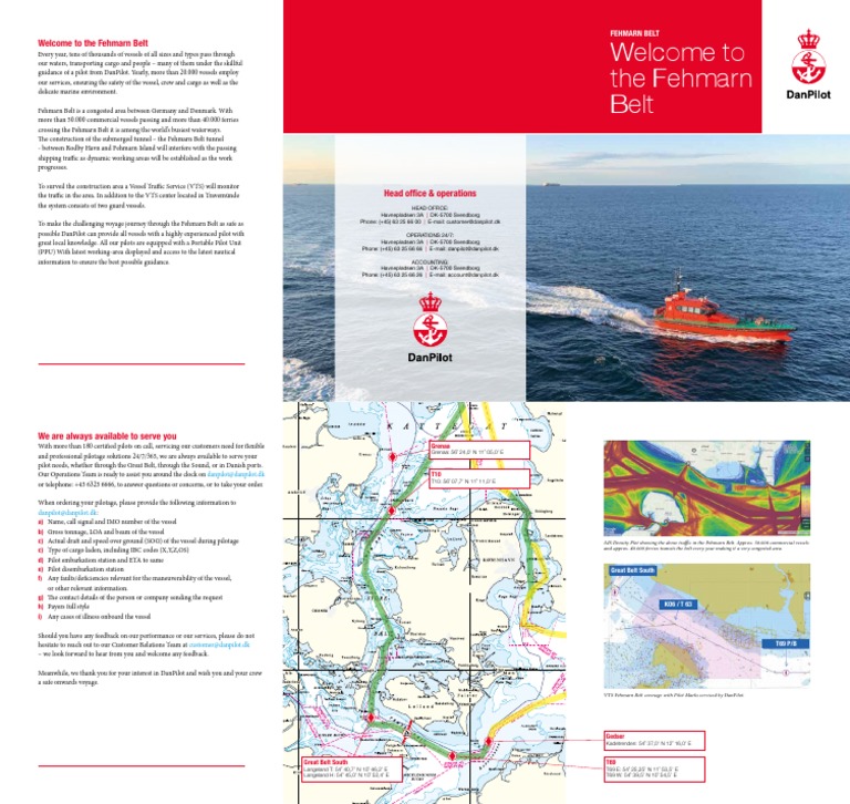 Danpilot Flyer A5 04 21 Fehmern Web | PDF | Maritime Pilot | Watercraft