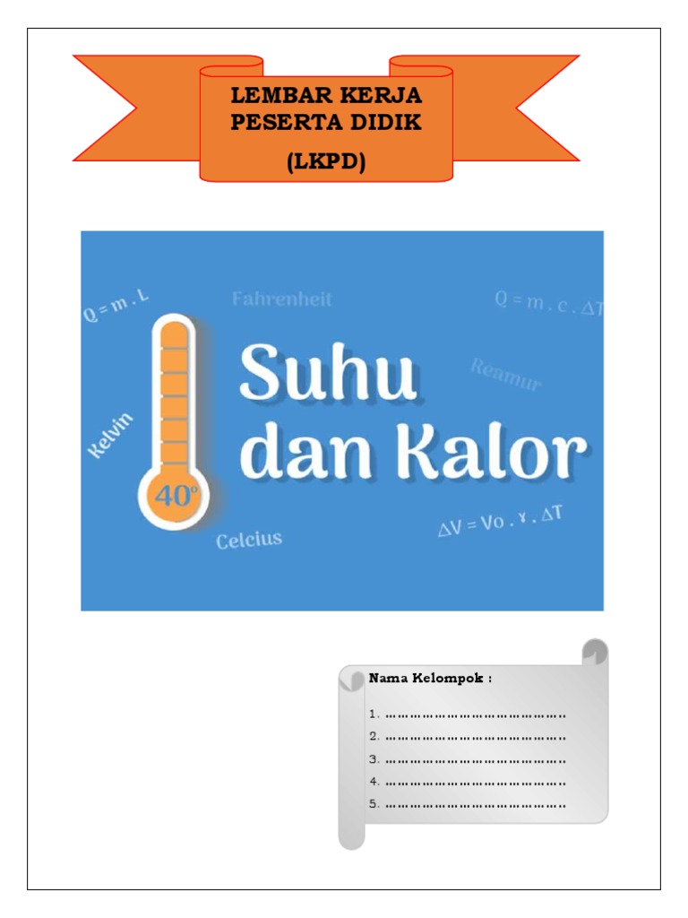 LKPD Suhu Dan Kalor (Azas Black) Fix | PDF LKPD Suhu Dan Kalor (Azas Black) Fix | PDF