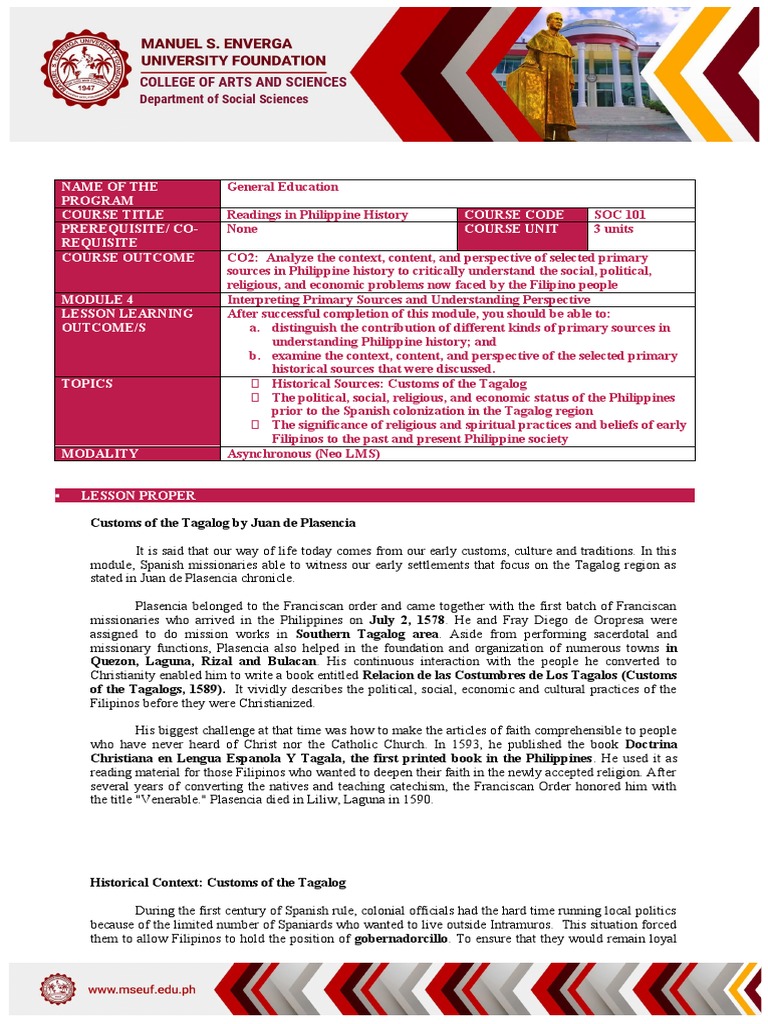 Philippine History Insights | PDF | Tagalog Language | Philippines