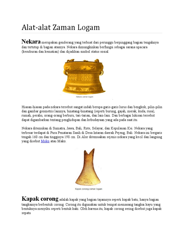 Zaman Logam Pdf