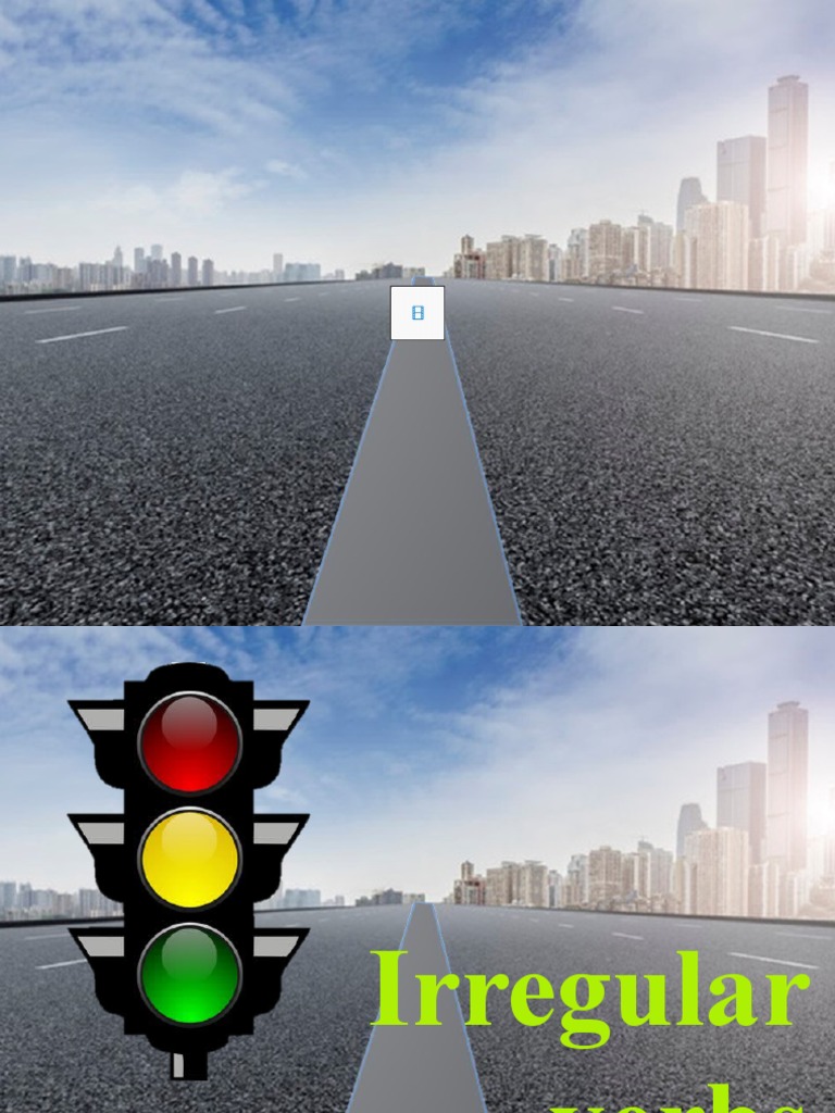 50 Irregular Verbs, PowerPoint 2016 | PDF