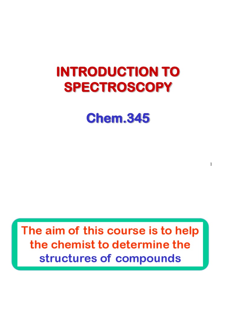 1-IHD and IR Introduction | PDF | Infrared Spectroscopy | Chemical Polarity