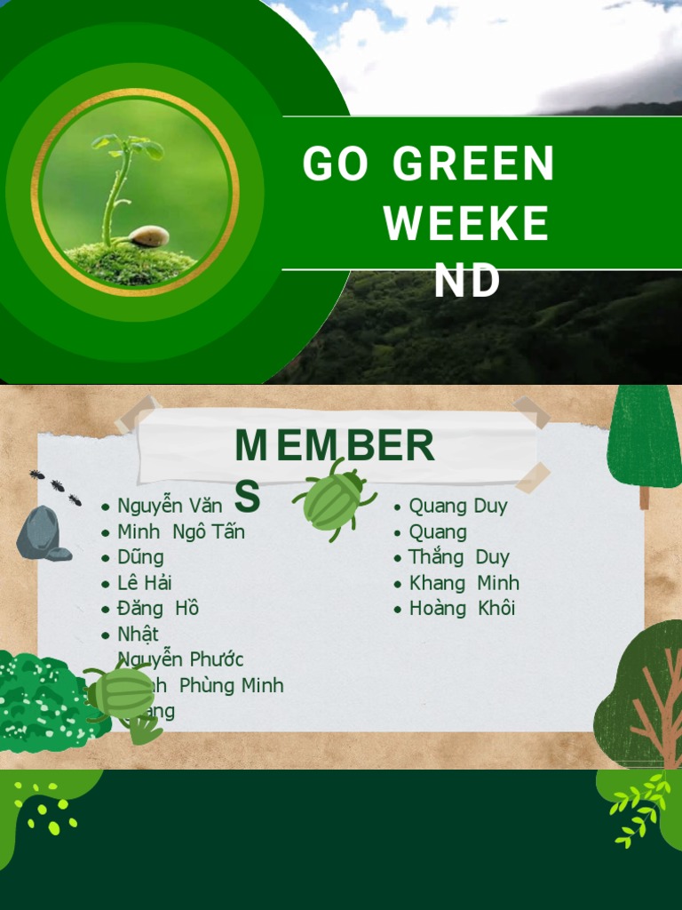 Go Green Weekend | PDF | Recycling | Waste
