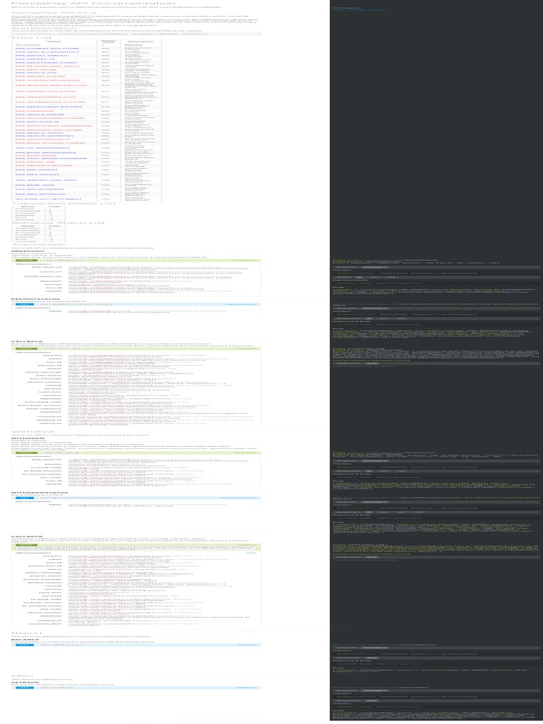 PandaPay API v1.3 | PDF | Hypertext Transfer Protocol | Software