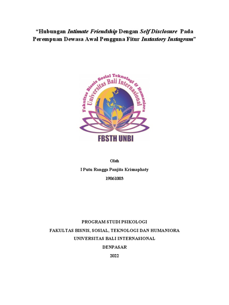 RTM Proposal Kuantitatif (I Putu Rangga Panji - 19061003) | PDF