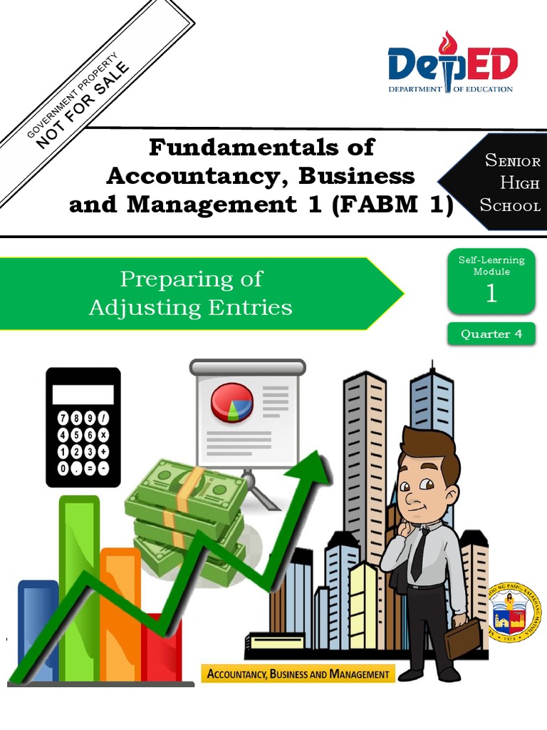 FABM1 Q4 Module 1 | PDF | Depreciation | Debits And Credits