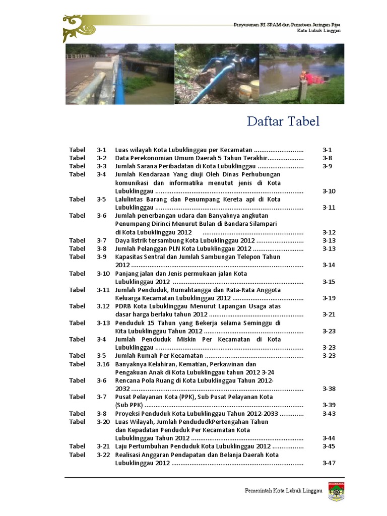 Jumlah Penduduk Kota Lubuklinggau | PDF