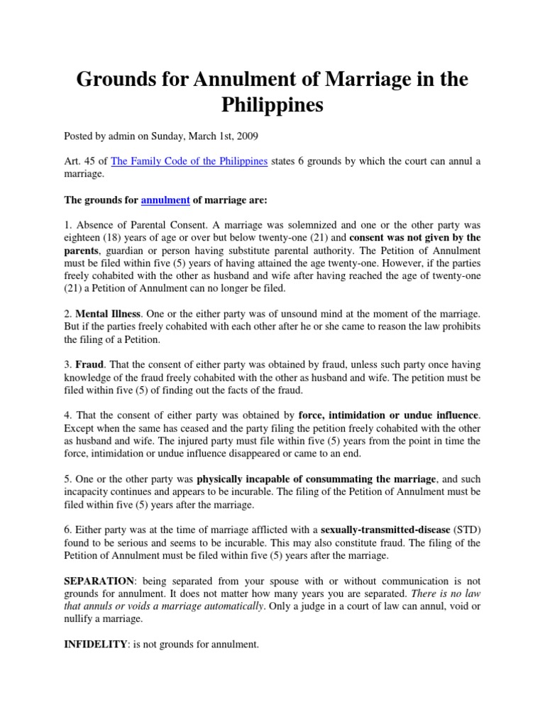 Annulment | PDF | Annulment | Marriage License