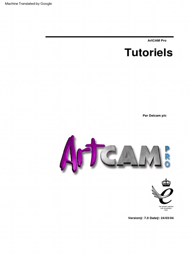 ArtCAM Pro Tutorials | PDF | ZIP (format de fichier) | Fichier informatique