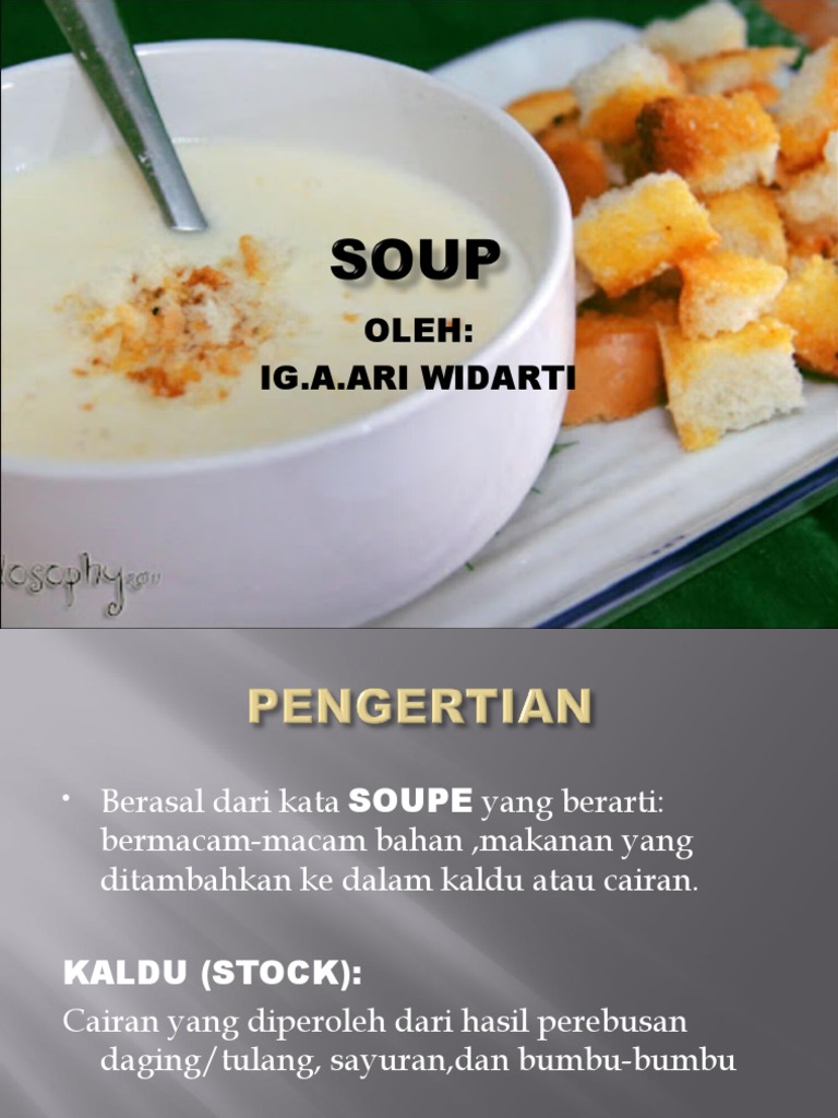 Soup | PDF