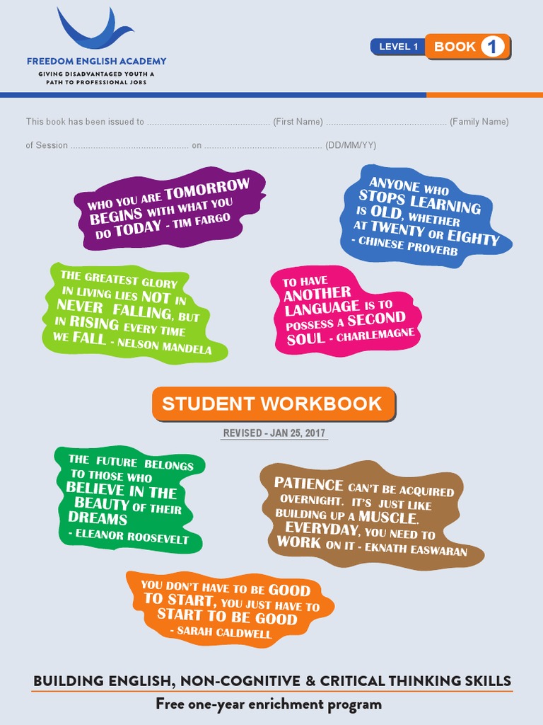 Student Workbook 1 | PDF | Tomato | Chocolate