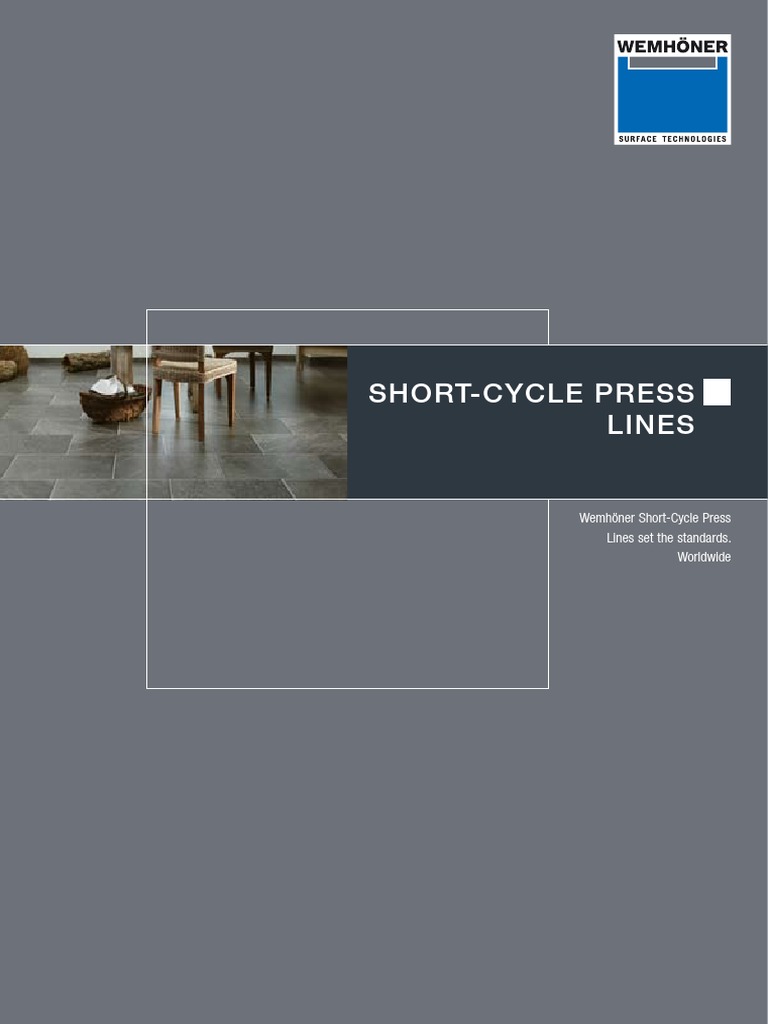 Wemhöner Short-Cycle Press Lines Set The Standards. Worldwide | PDF ...