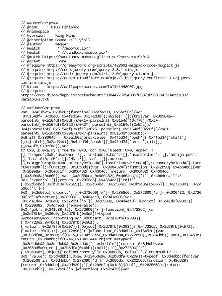 GT 86 Obfs | PDF | Information Age | Notation
