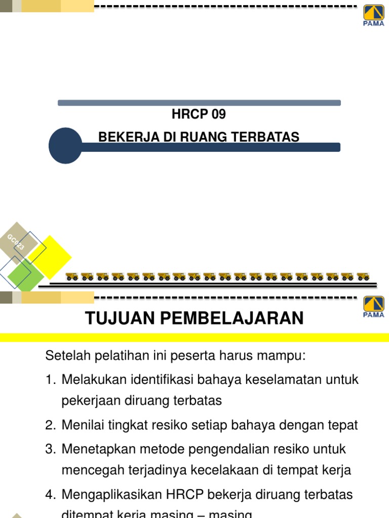 HRCP 09 Bekerja Di Ruang Terbatas Rev 2 | PDF