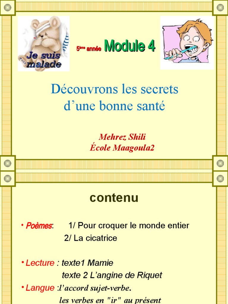 Module4 5eme Annee | PDF | Linguistique