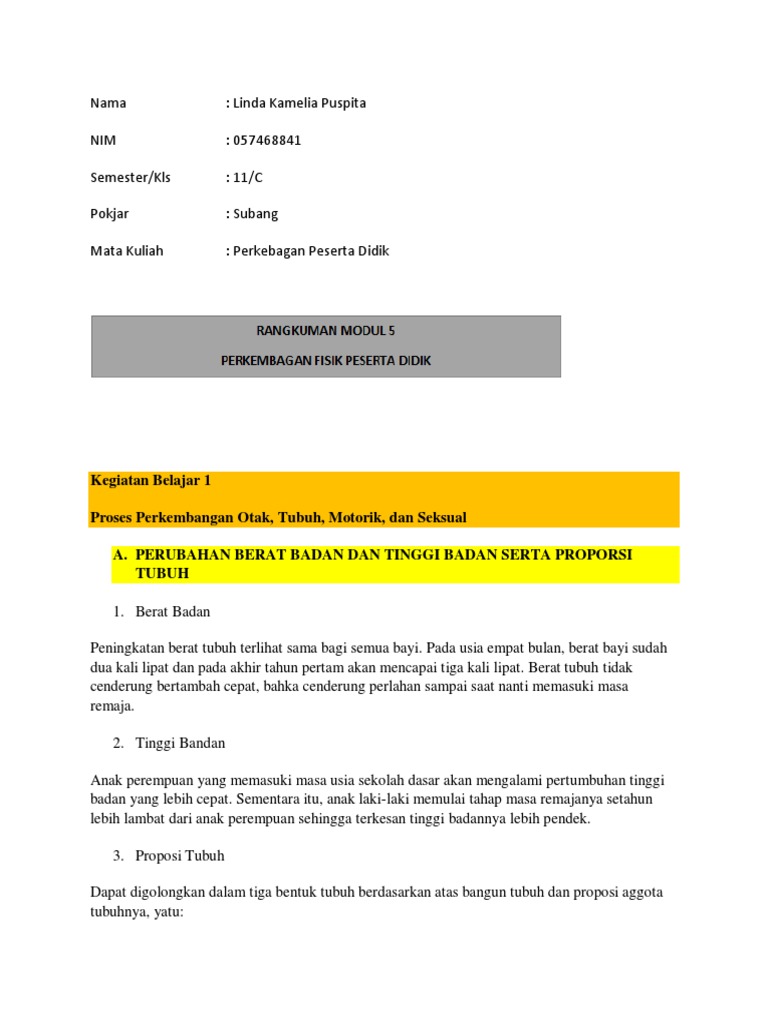 Resume PPD MODUL 5 | PDF