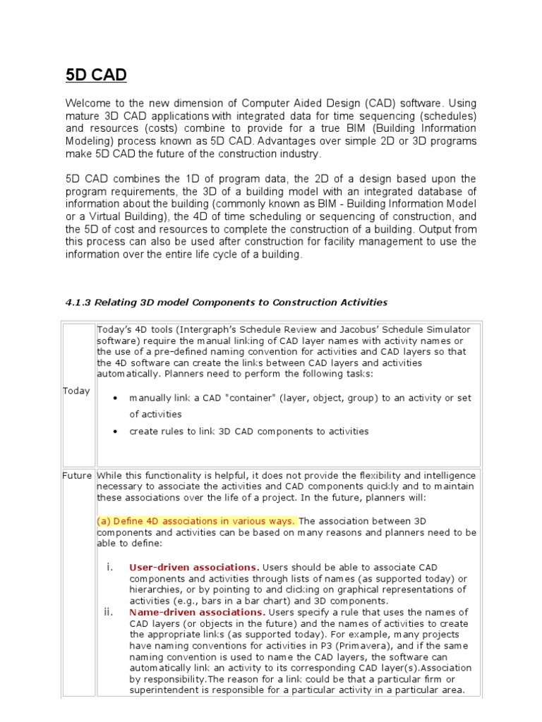5D Cad 1 | PDF | Computer Aided Design | 3 D Modeling