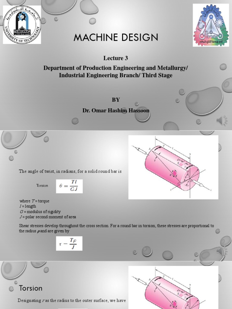 Machine Design: Stress Concentration Factors | PDF | Torque | Stress ...