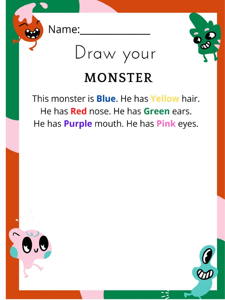 Draw Your Monster | PDF