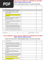 AS9100 Rev D Internal Audit Checklist | PDF | Quality Management System ...