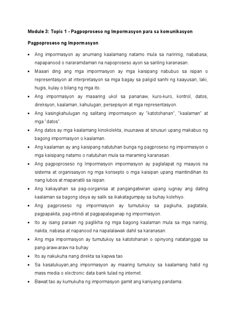 Konfili Notes - Module3 & 4 | PDF
