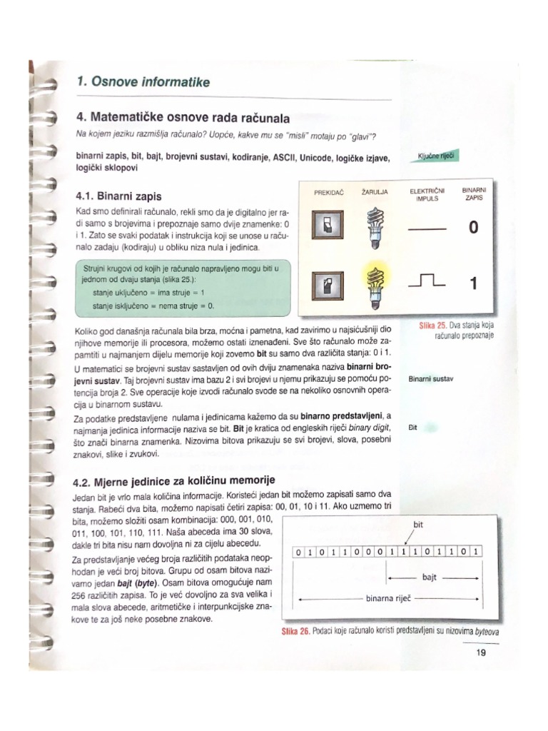 Matematicke Osnove Rada Racunala | PDF