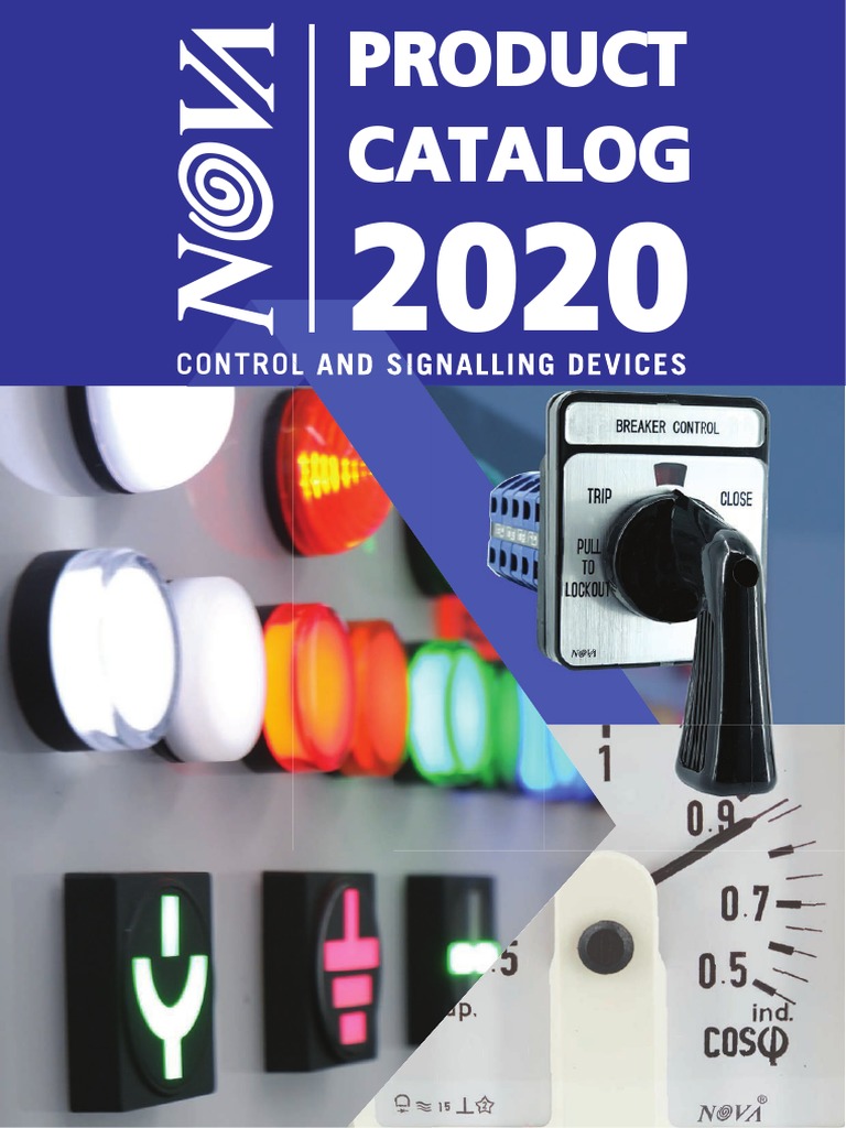 Nova Catalog: Control Devices 2020 | PDF | Light Emitting Diode | Switch