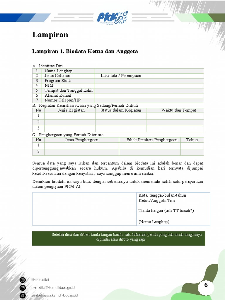 Lampiran PKM Ai | PDF