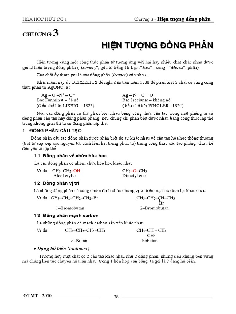 3a.Chương 3 HIỆN TƯỢNG ĐỒNG PHÂN - unlocked | PDF