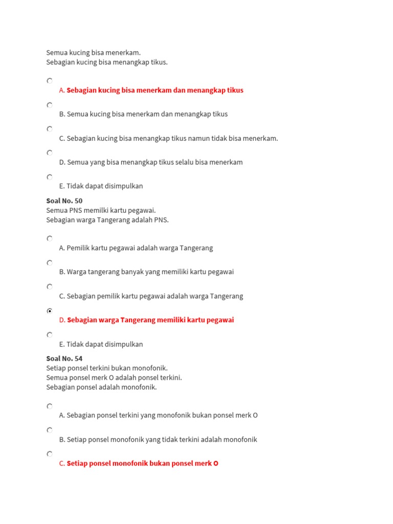 TIU - Silogisme | PDF | Seni | Fiksi Misteri, Thriller, & Kejahatan