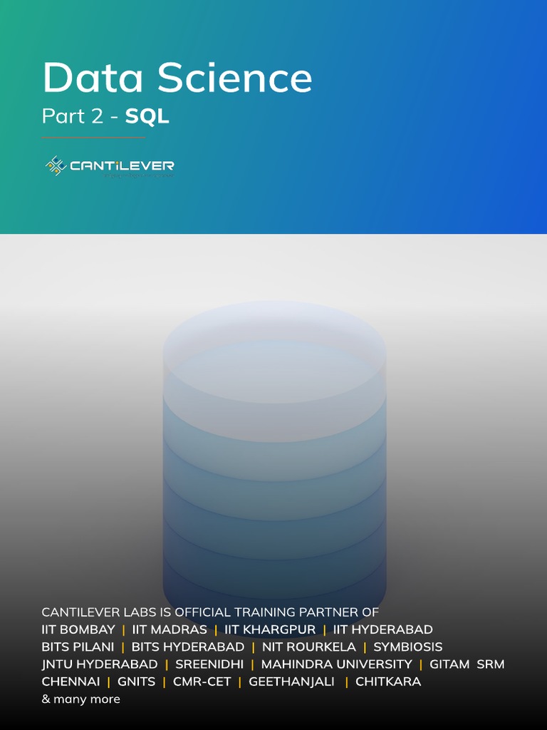 Data Science: Part 2 - SQL | PDF | Sql | Database Transaction