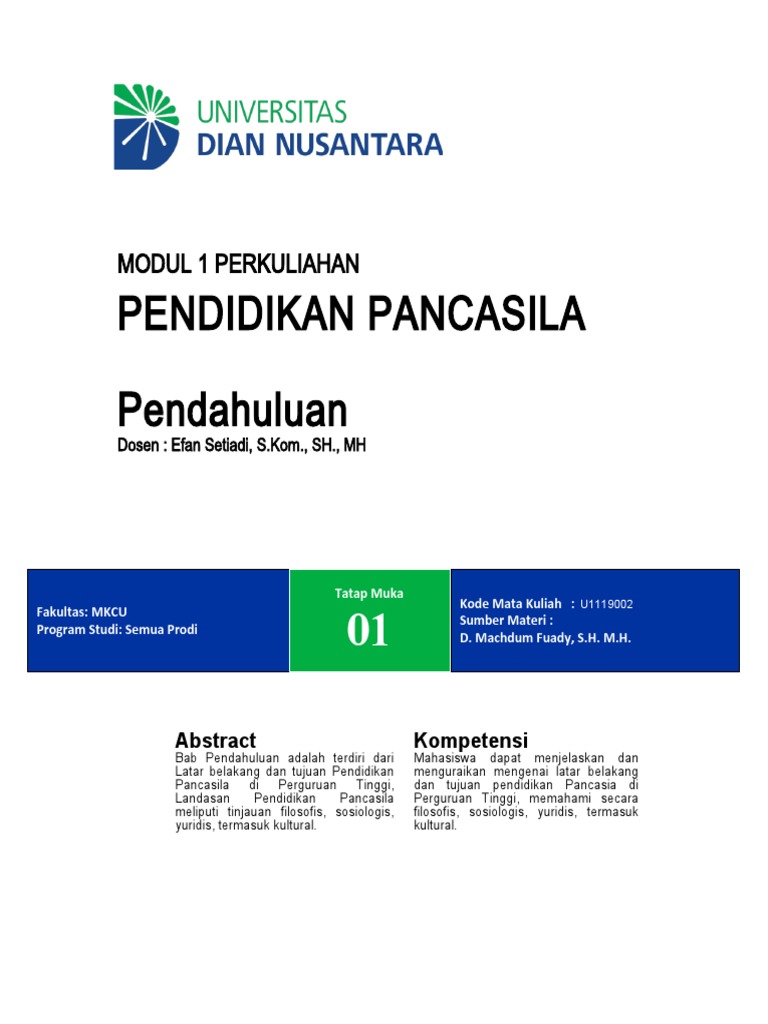 Udn Modul 1 PCS | PDF