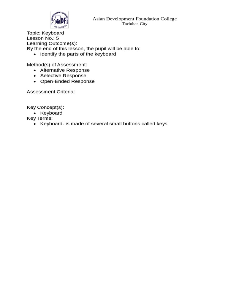 Lesson5 G5 | PDF