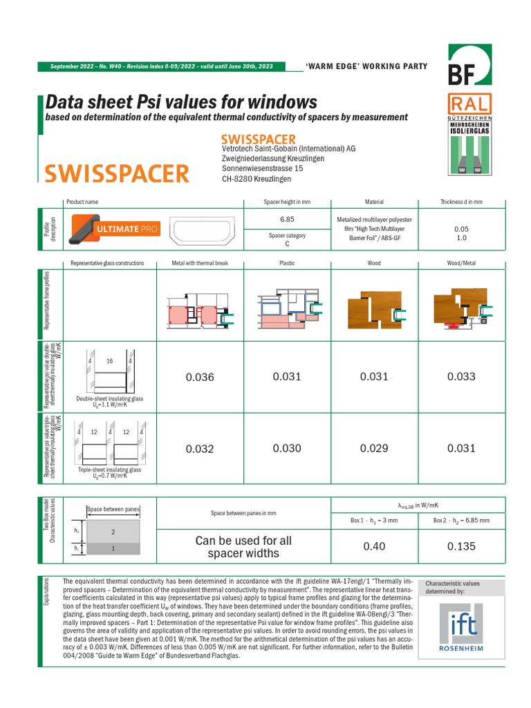 40-W-EN-Swisspacer Ultimate Pro 0-09-22 | PDF | Physical Chemistry ...