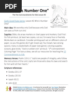 Luke 11-1-13 Sunday School Lesson | PDF | Jesus | Prayer