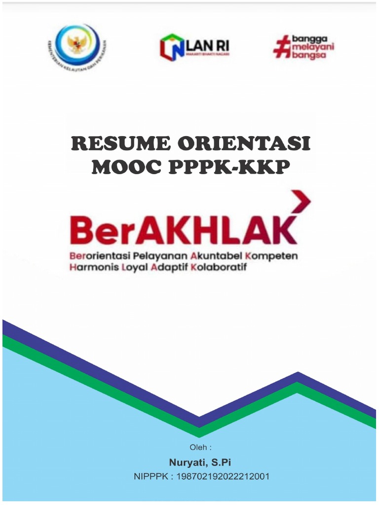 Resume Orientasi 2022 PPPK | PDF