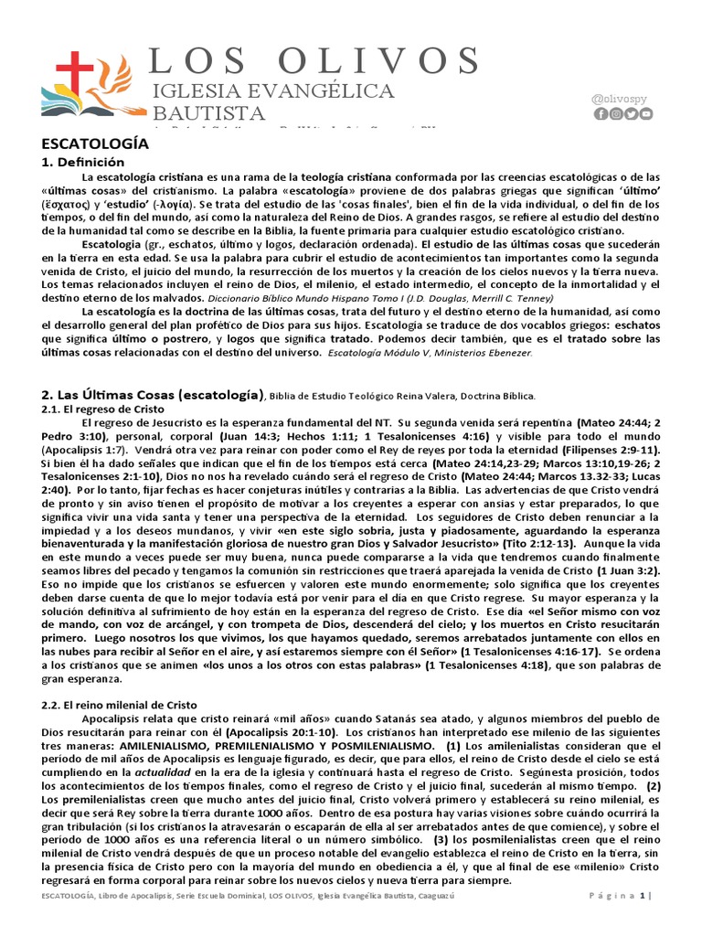 Apocalipsis Retos De Interpretacion Escuelas De Interpretacionyz Pdf