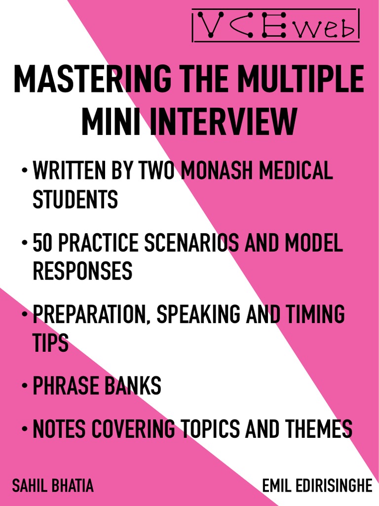 Mastering The Multiple Mini Interview | PDF | Medical Ethics | Vaccines